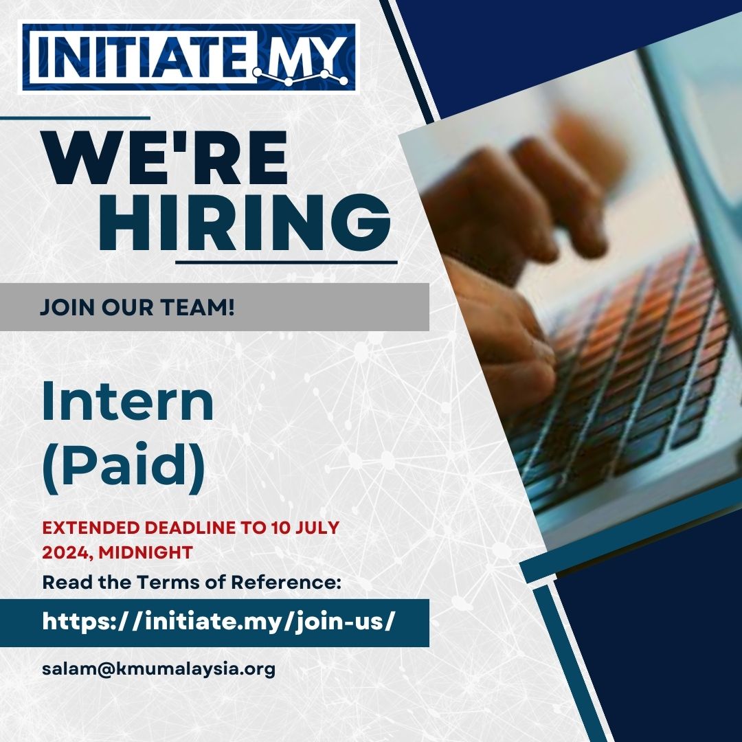 Vacancy Announcement: Intern (Paid) - INITIATE.MY